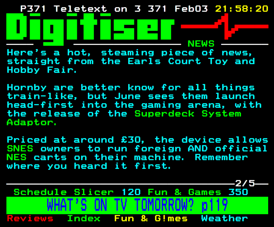 3/2/93 - The Digitiser Vault | Super Page 58 | The Digitiser Tribute Site