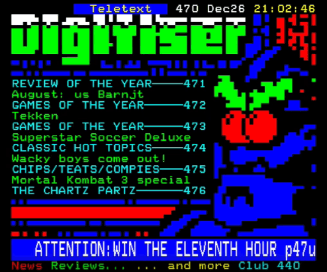 26/12/95 - The Digitiser Vault | Super Page 58 | The Digitiser Tribute Site